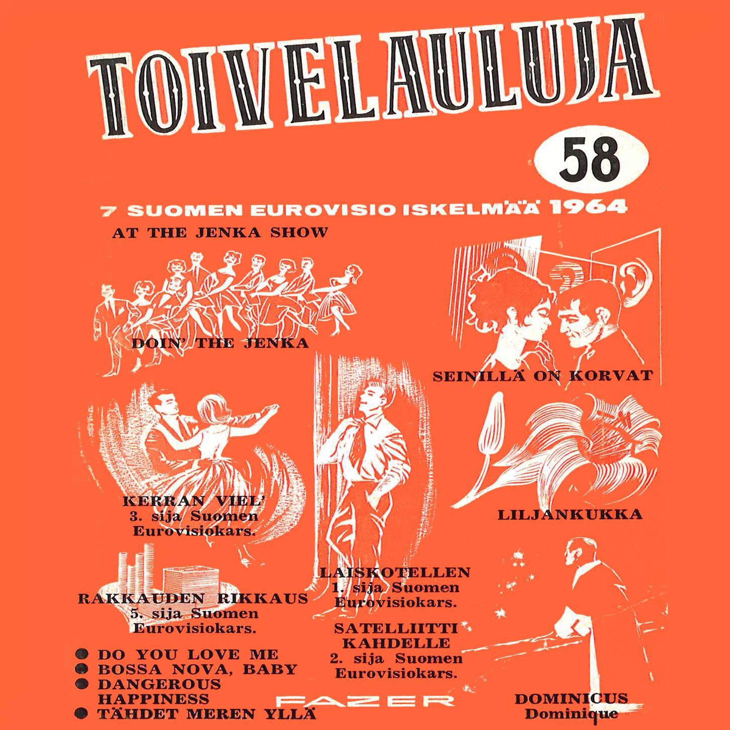 Toivelauluja 58 1964 Toivelauluja 58 1964